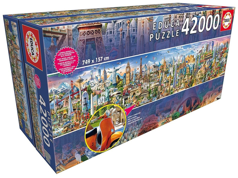 Puzzle 42000 A Volta Ao Mundo ALLMS Loja Online